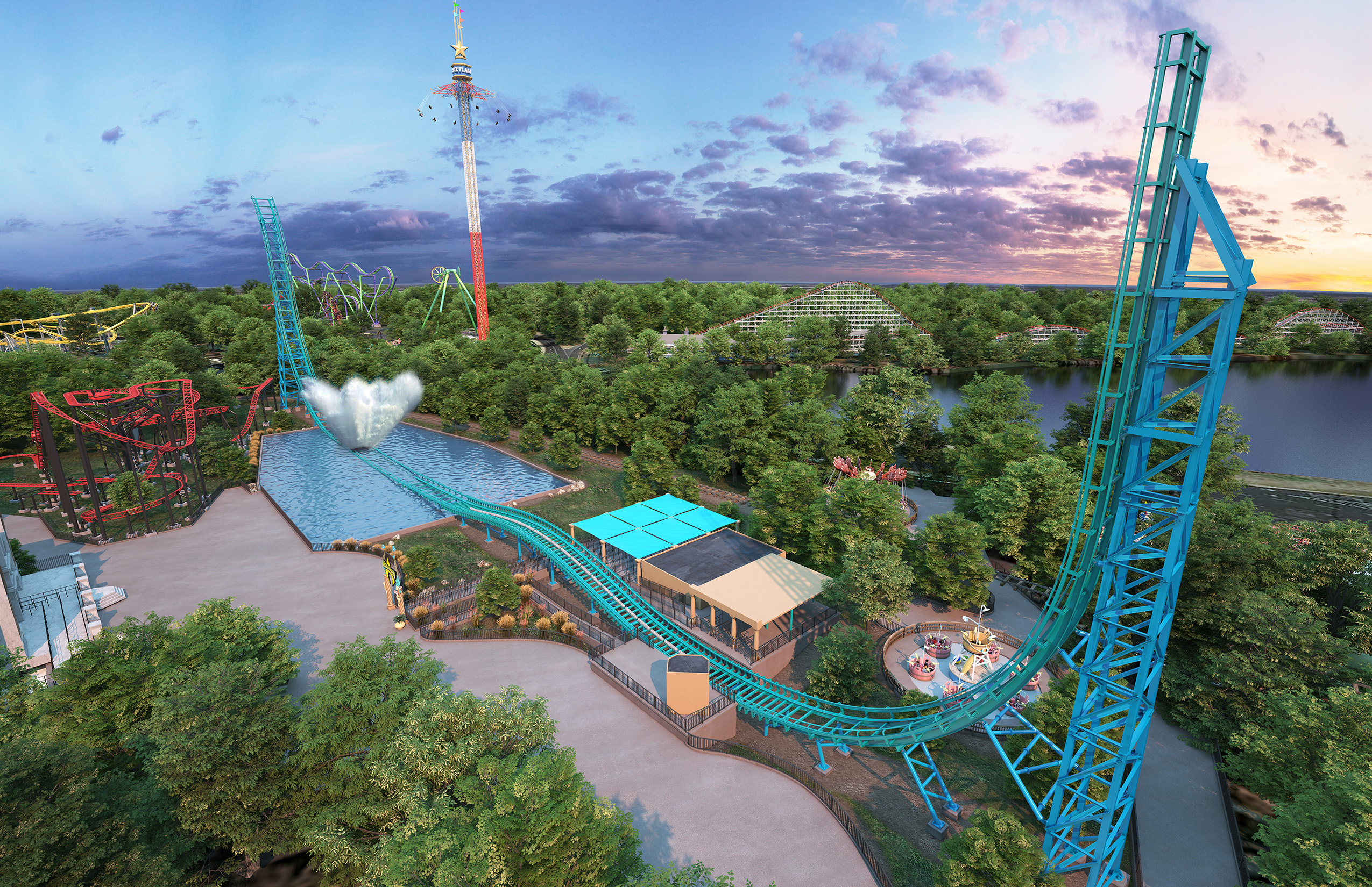Scream Ride Six Flags